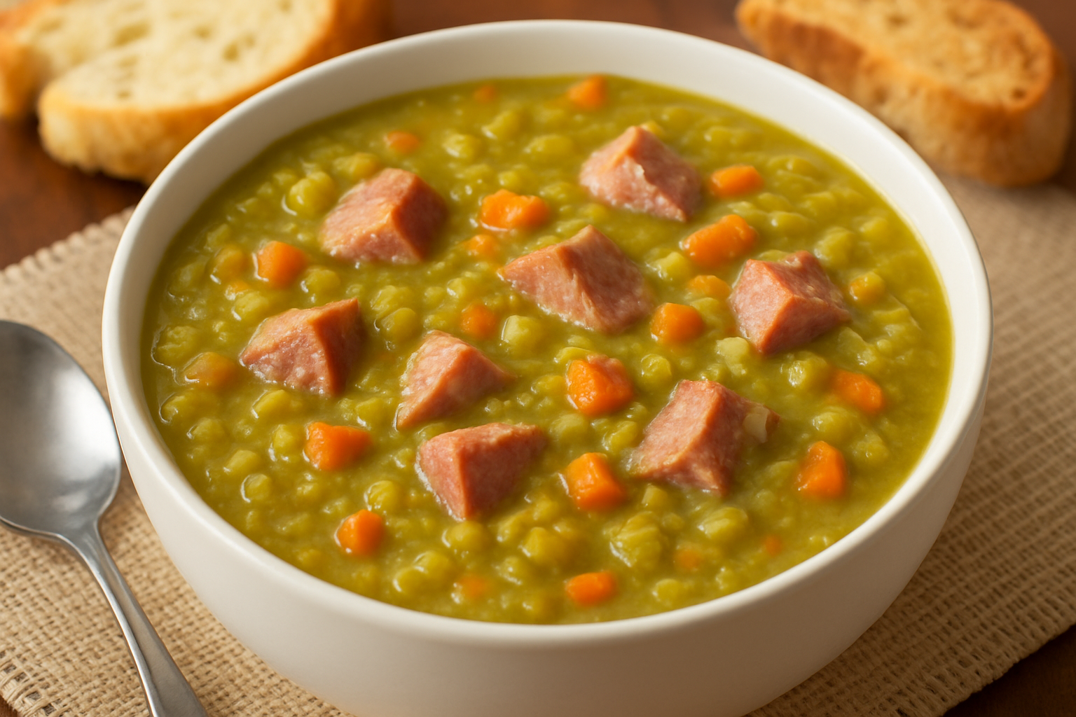 Classic Hearty Split Pea Soup: A Comfort Food Masterpiece with Ham ...