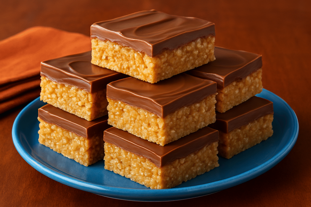 Scotcharoos: Easy No-Bake Peanut Butter Cereal Bars with Chocolate ...