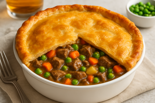 Classic Beef Pot Pie: Comfort Food with Homemade Gravy and Flaky Crust ...