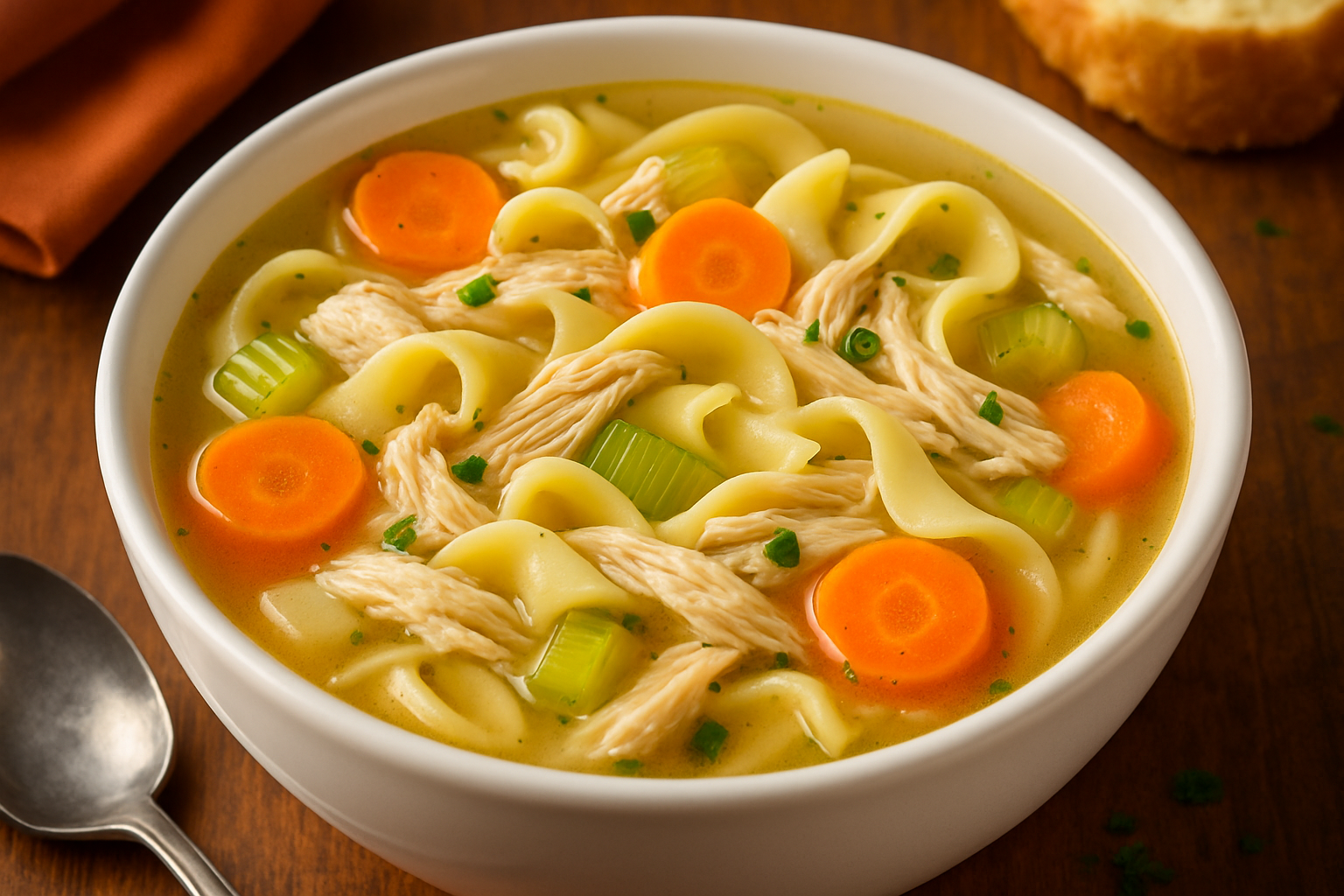 Classic Chicken Noodle Soup: Grandma's Comforting Homemade Recipe ...