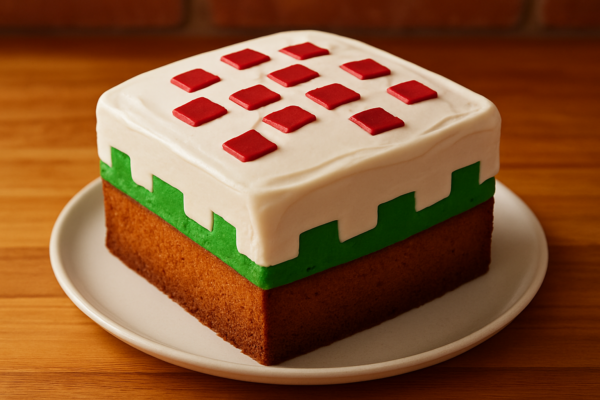 Craft Your Own Epic Minecraft Cake Recipe: Gamer's Chocolate Delight ...