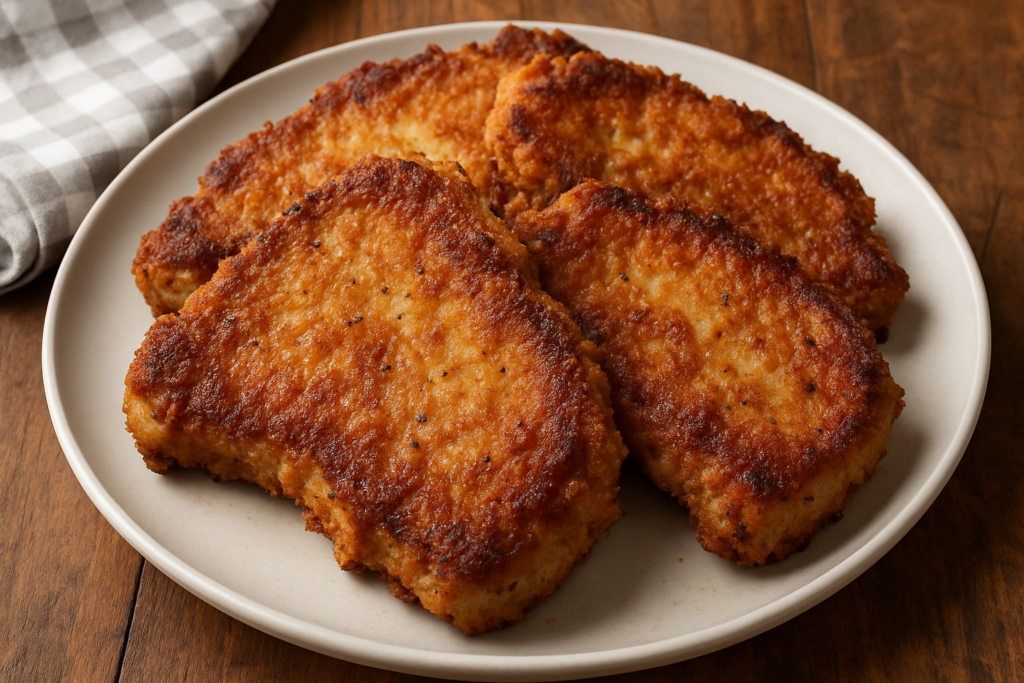 Quick and Easy Pan-Fried Pork Chops: Golden, Crispy, and Juicy in 15 ...
