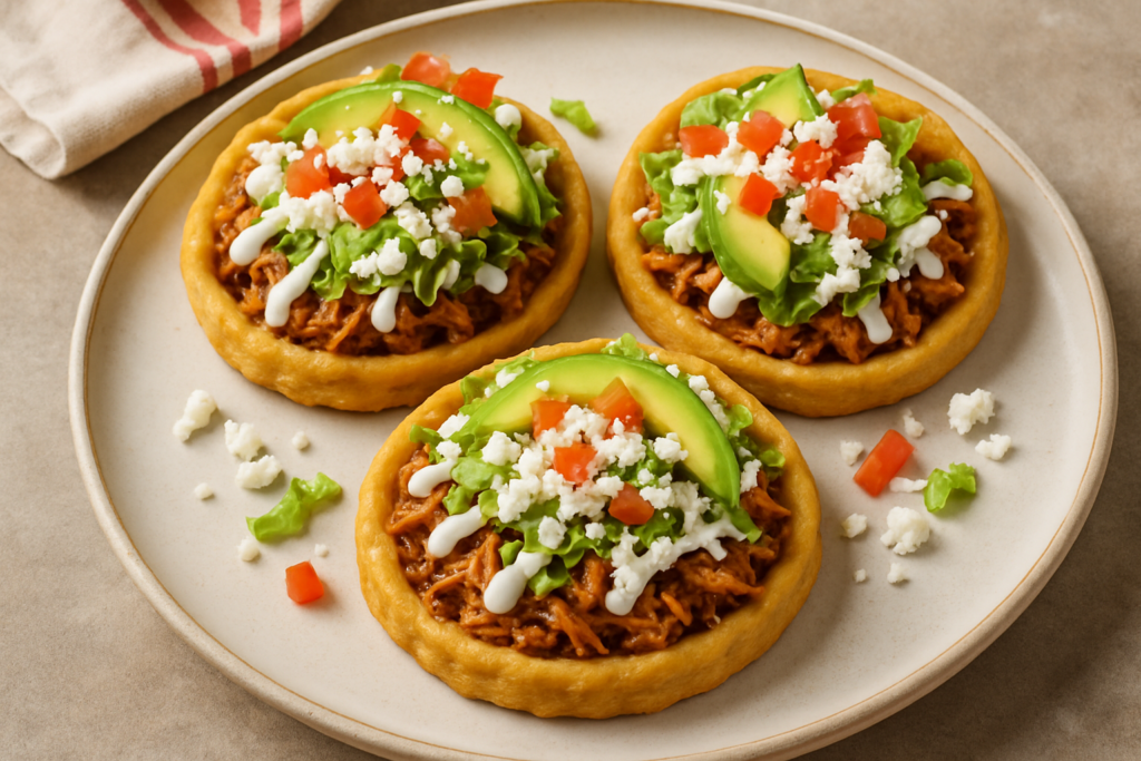 Easy Mexican Sopes: Crispy Corn Cakes That Bring the Street Food Flavor ...